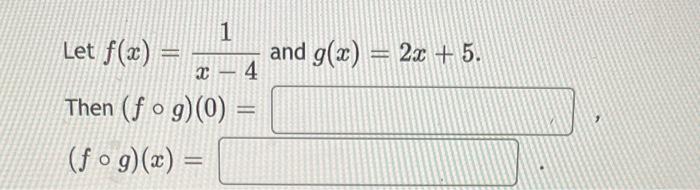 Solved Given f(x)=x+21 and g(x)=x−42, find the domain of | Chegg.com