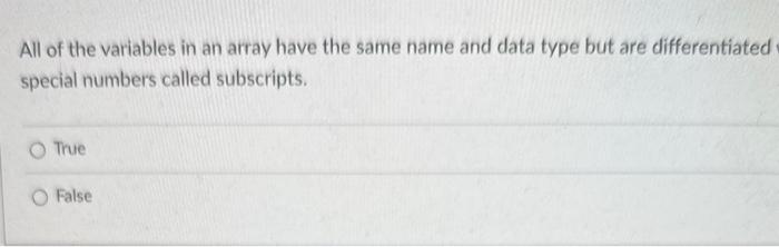 Solved When a main () method needs to use another method, it | Chegg.com