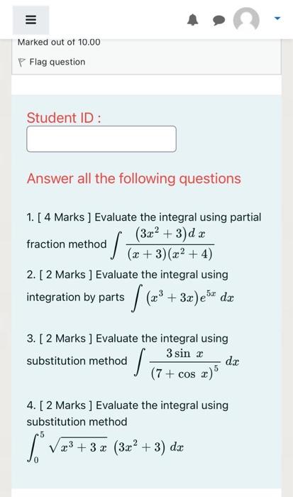 Solved Answer all the following questions 1. [ 4 Marks ] | Chegg.com