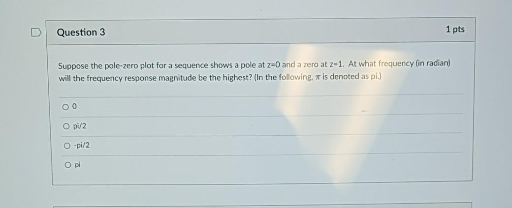 Solved Question 1 A Finite Duration Signal Is Defined By
