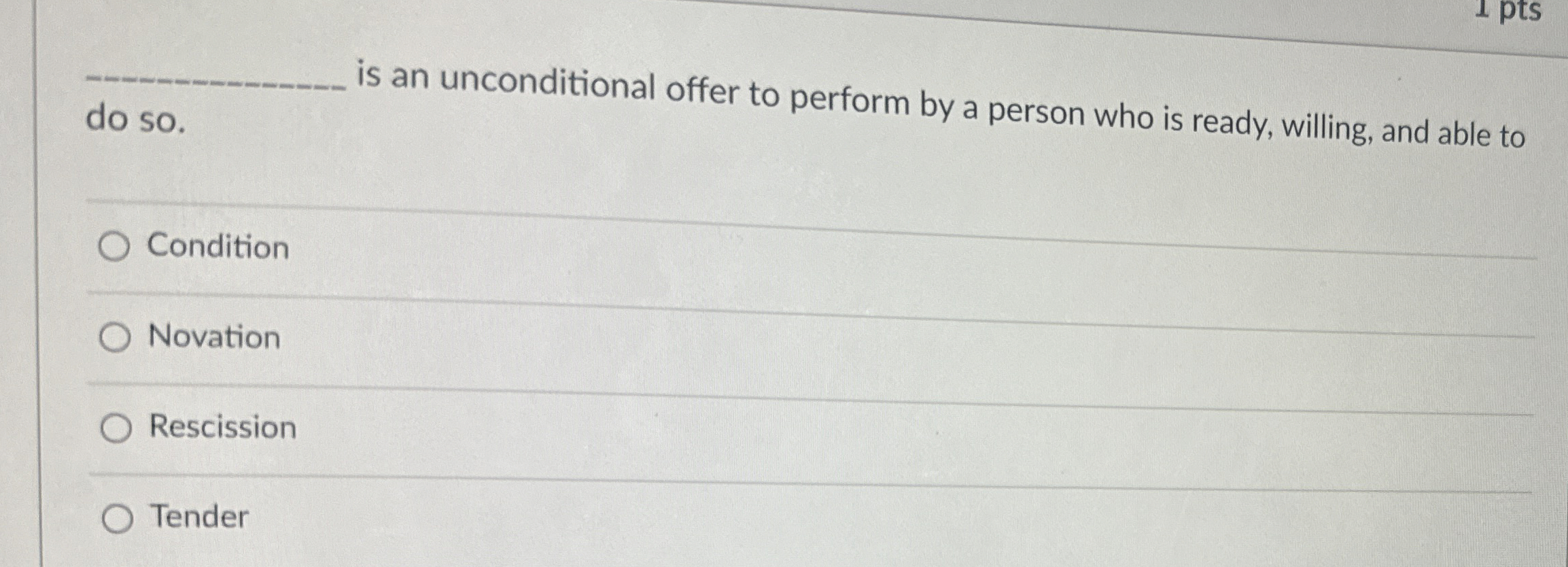 Solved ptsq, ﻿do so.is an unconditional offer to perform by | Chegg.com