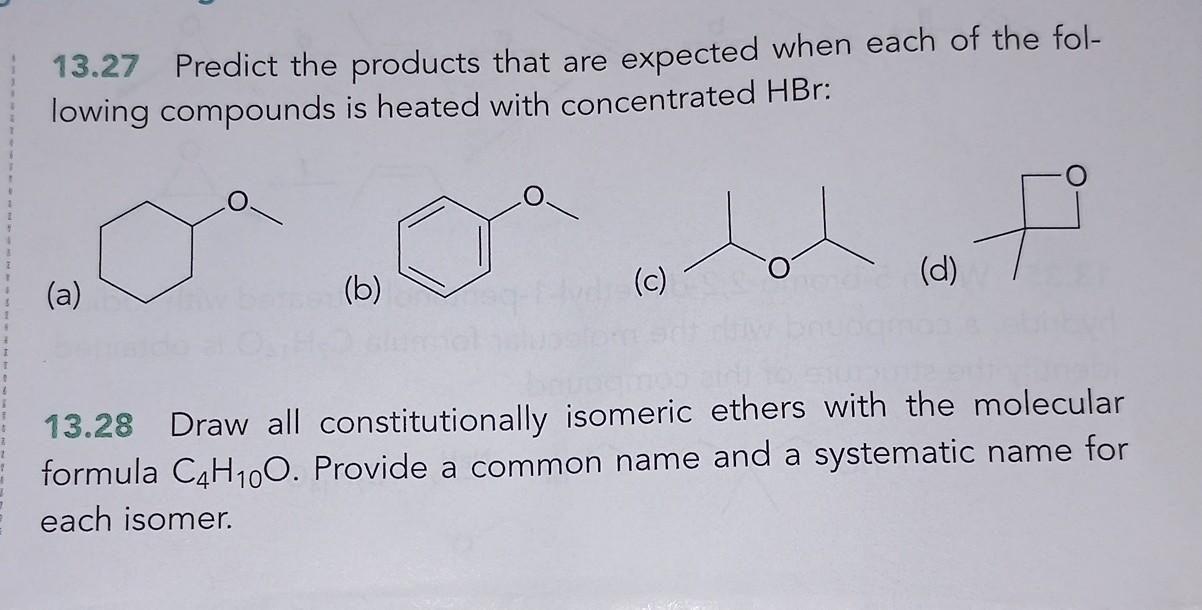 13.26 Assign an IUPAC name for each of the following | Chegg.com