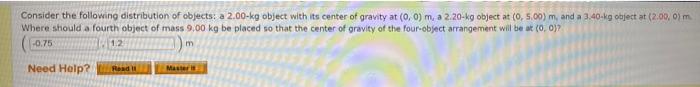 Solved Consider the following distribution of objects: a | Chegg.com