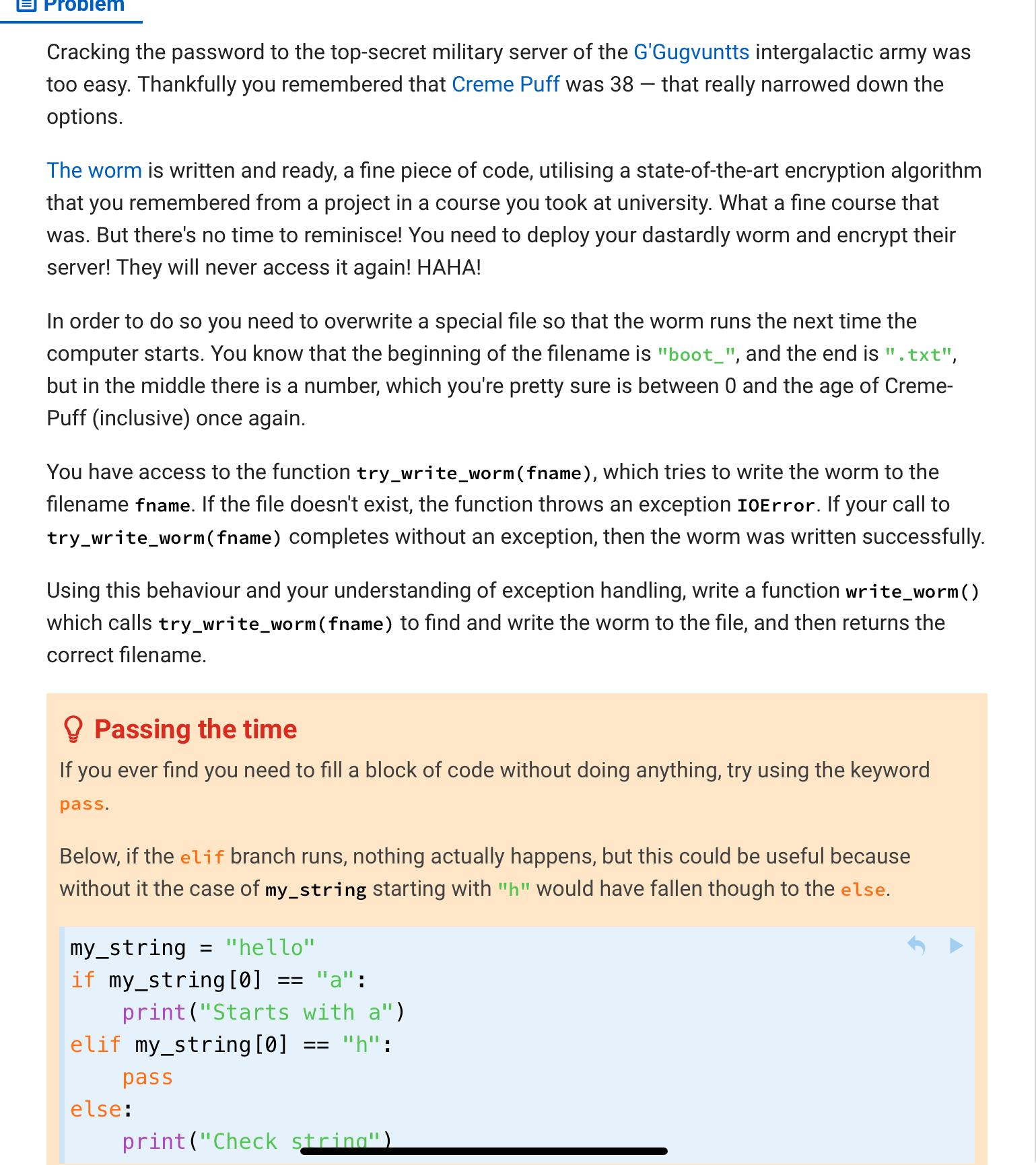 Solved Q Passing the timeIf you ever find you need to fill a | Chegg.com
