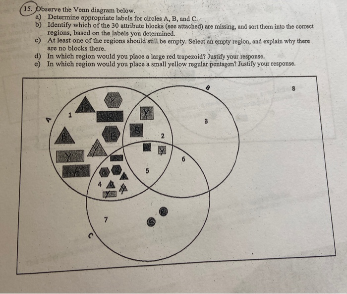 We use attribute blocks. The shapes have the color | Chegg.com