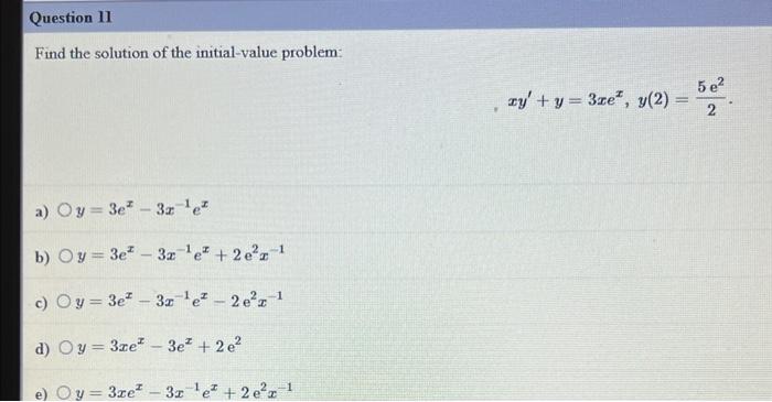 Solved Find the solution of the initial-value problem: | Chegg.com