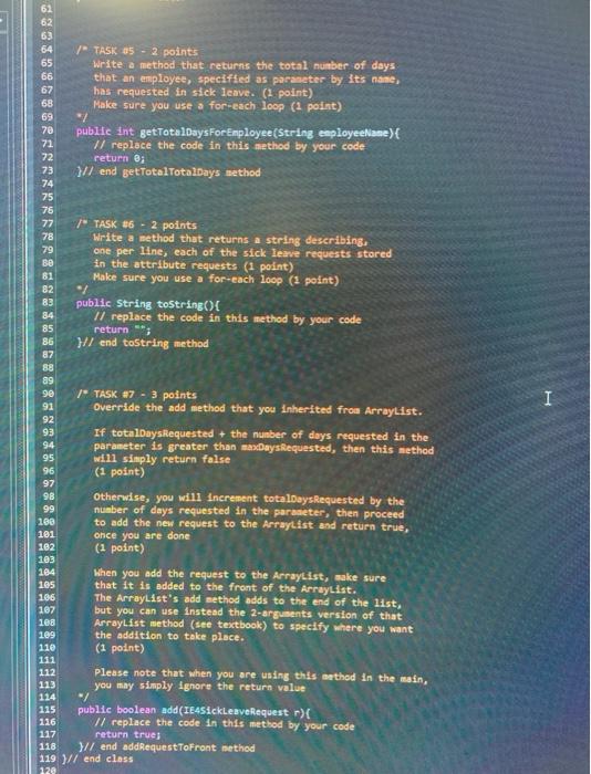 Solved Java Help. I have writen two classes the first being | Chegg.com