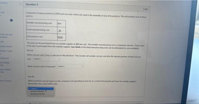 Solved parts is: Part (a) Part fos Remernber, they nerd | Chegg.com