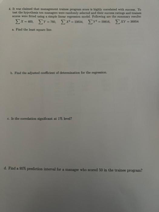 Solved 2. Given the following summary table for a randomized | Chegg.com