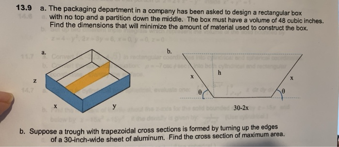 Solved 13.9 a. The packaging department in a company has | Chegg.com