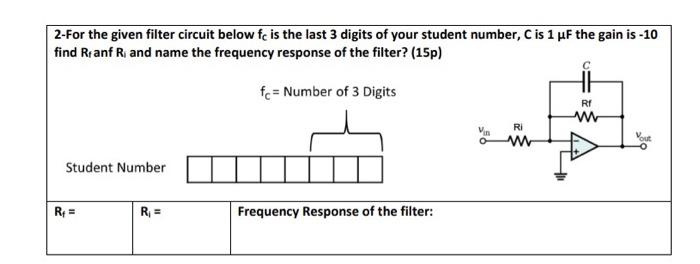 Solved P.Enr the aiman filtor rirruit holnw f. ie tho lact 2 | Chegg.com