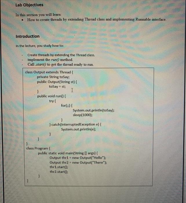 Solved Lab Objectives In this section you will learn: • How | Chegg.com