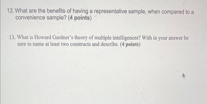 Solved 12. What are the benefits of having a representative | Chegg.com