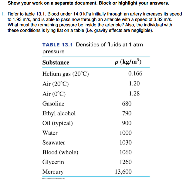 Solved Show your work on a separate document. Block or | Chegg.com