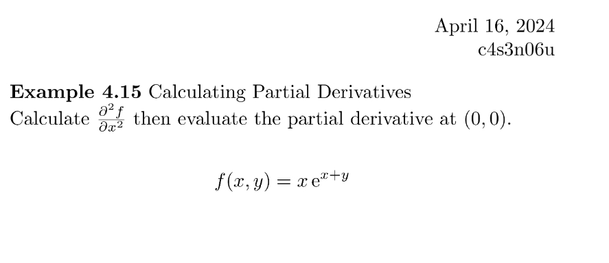 Solved April 16, 2024c4s3n06uExample 4.15 ﻿Calculating | Chegg.com
