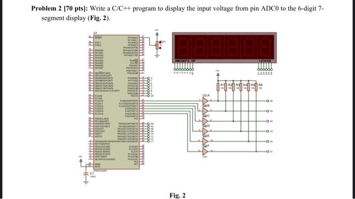 Solved Problem 2 [70 pts]: Write a C/C++ program to display | Chegg.com