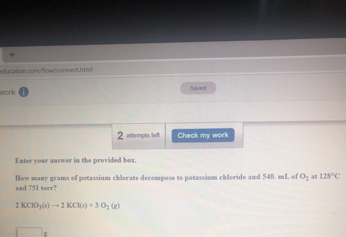 Solved + education.com/flow/connect.html Saved work i 2 | Chegg.com