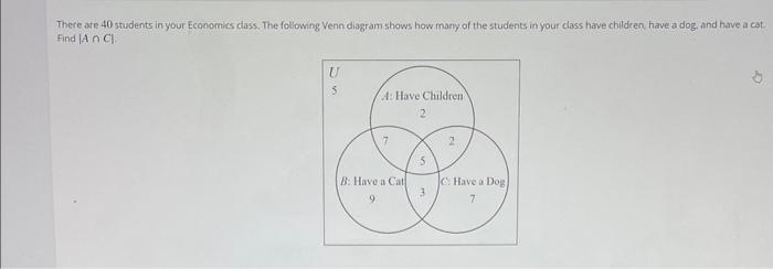 Solved There are 40 students in your Economies dass. The | Chegg.com