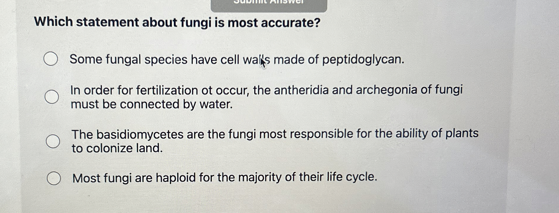 Solved Which statement about fungi is most accurate?Some | Chegg.com