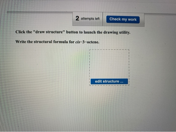Solved 2 attempts left Check my work Click the "draw | Chegg.com