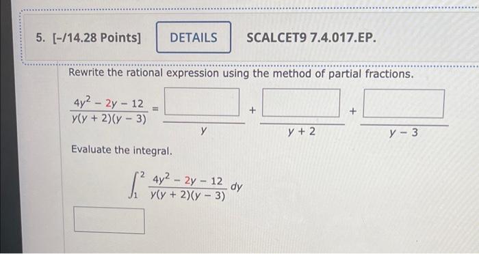 Solved Rewrite the rational expression using the method of | Chegg.com