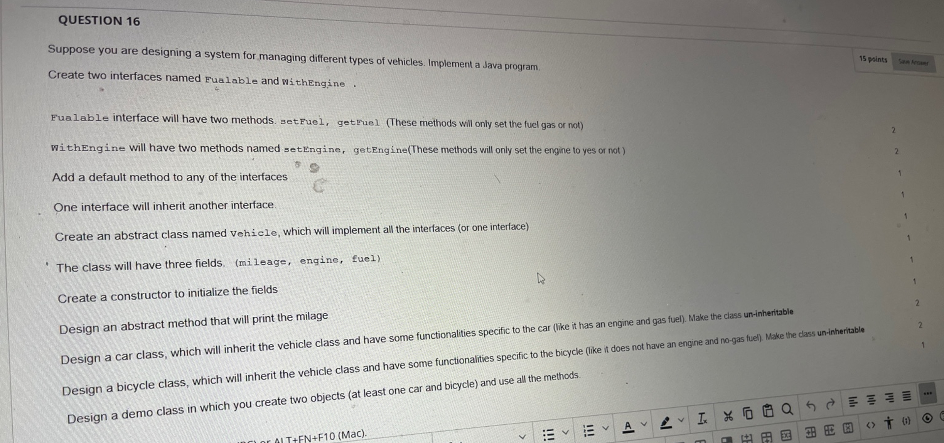 Solved QUESTION 16Suppose you are designing a system for | Chegg.com