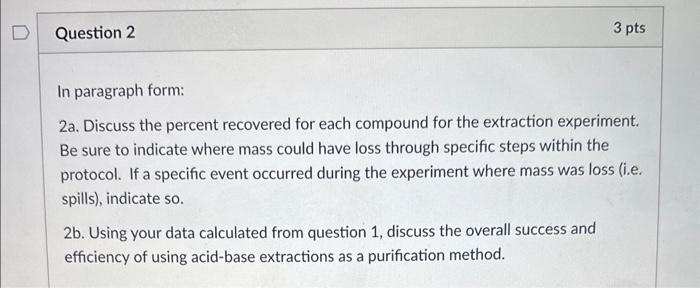 Determine the composition of the unknown mixture | Chegg.com