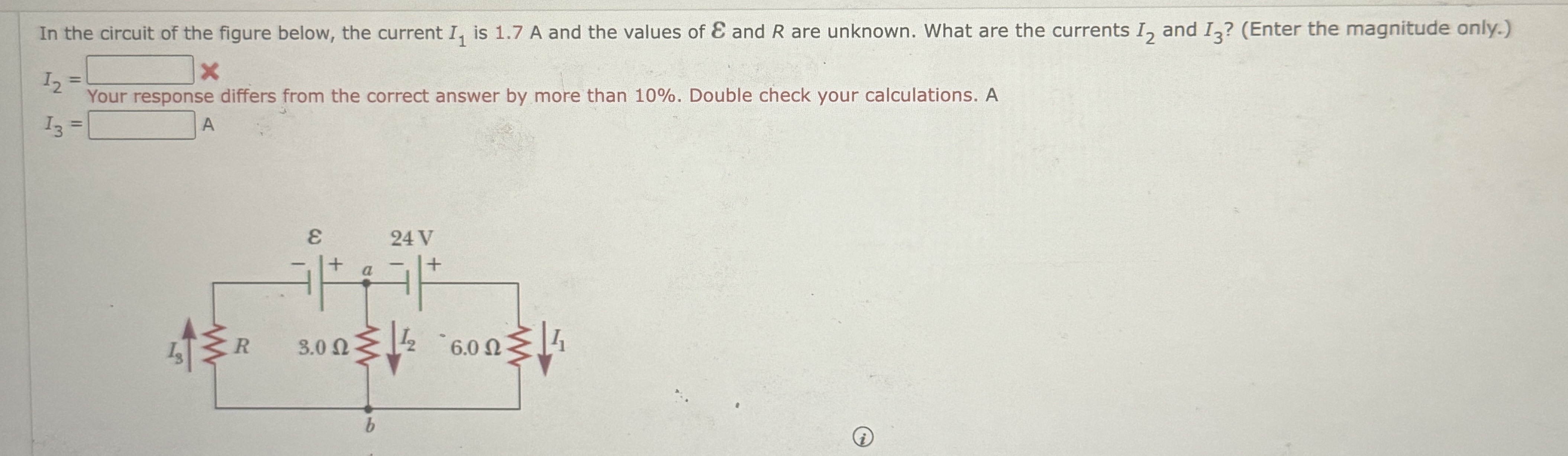 Solved In the circuit of the figure below, the current I1 | Chegg.com