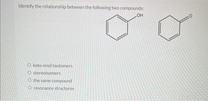 Solved Identify the relationship between the following two | Chegg.com