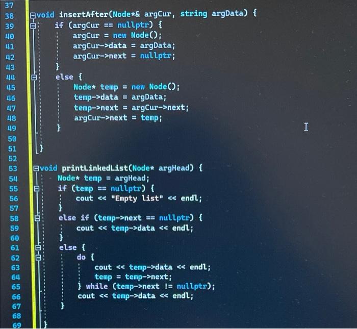 Solved 1. Hard code the following linked list. 2. Code a | Chegg.com