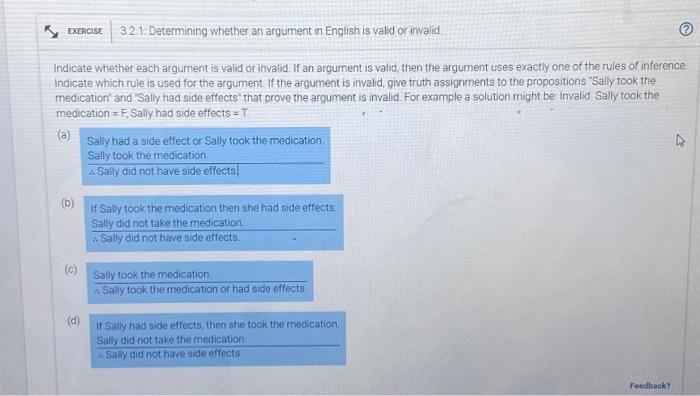 Solved Indicate whether each argument is valid or invalid. | Chegg.com
