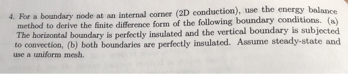4 For A Boundary Node At An Internal Corner 2d