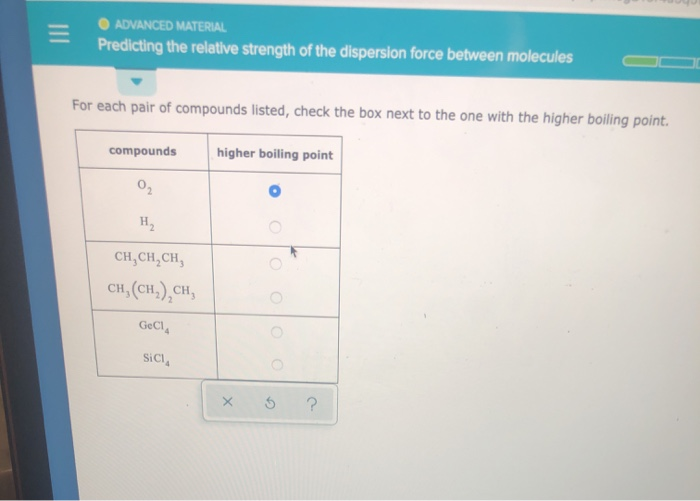 Solved O ADVANCED MATERIAL Predicting the relative strength | Chegg.com