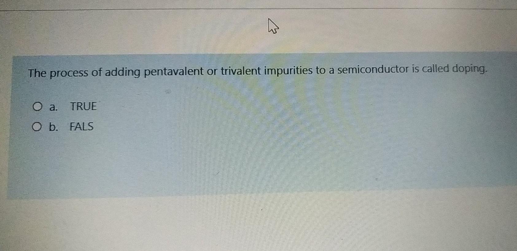 Solved The process of adding pentavalent or trivalent | Chegg.com