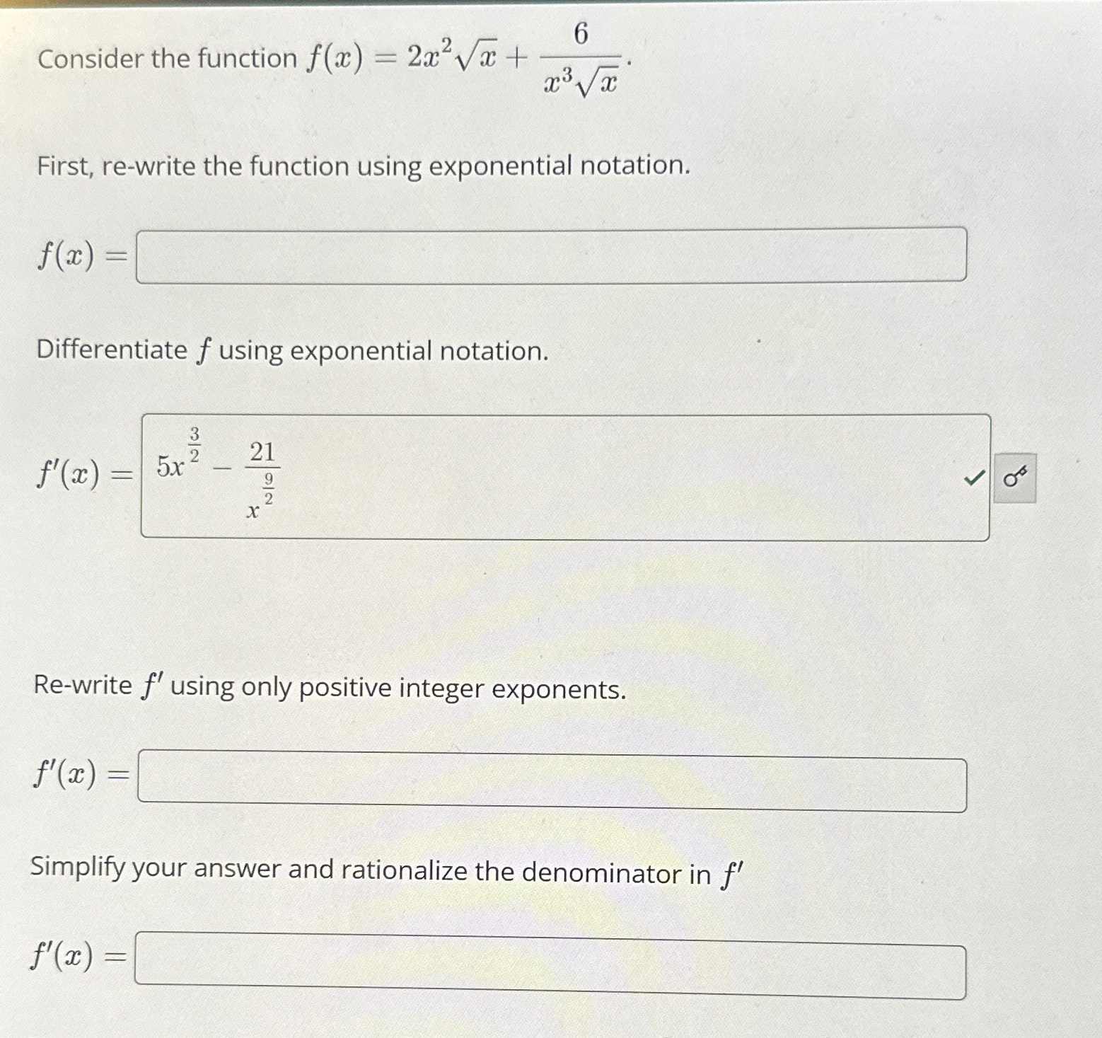 Solved Consider the function f(x)=2x2x2+6x3x2.First, | Chegg.com