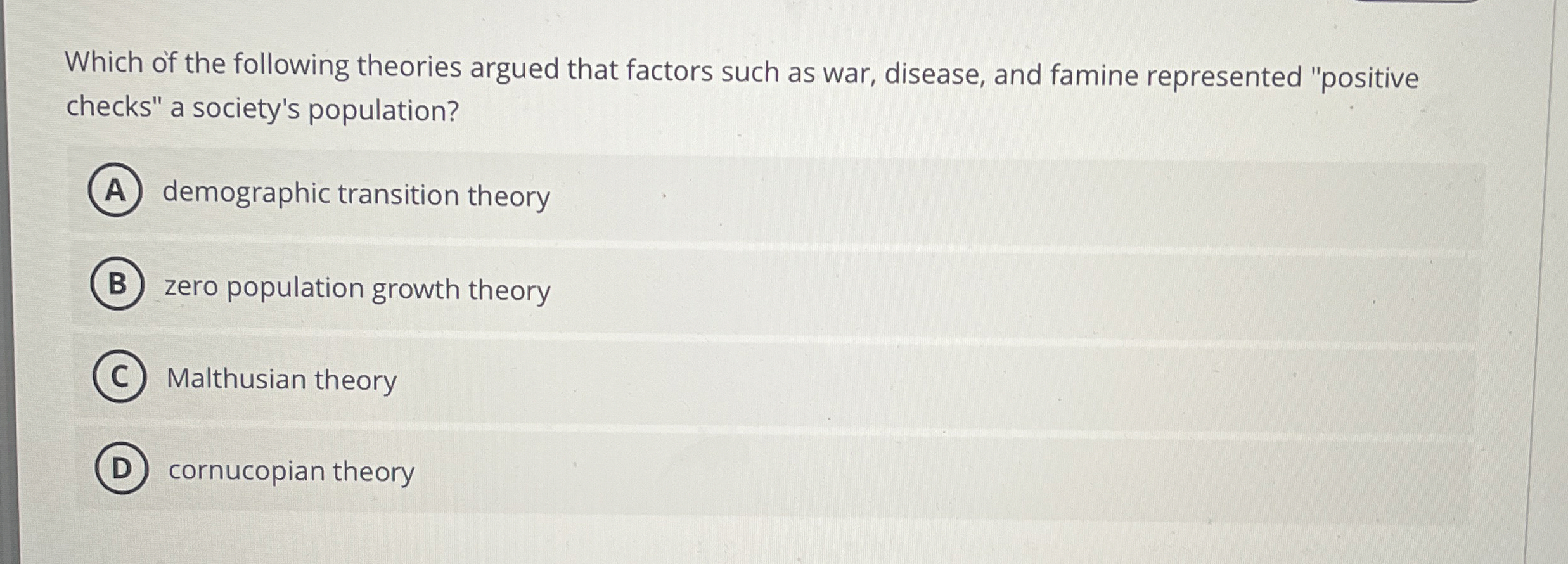 High Quality SOLUTION Which of the following theories argued that ...