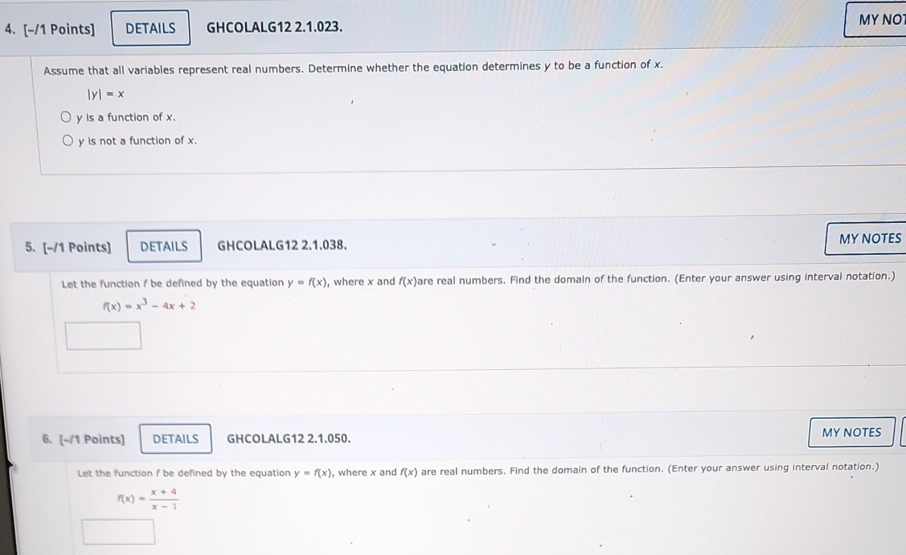 Solved Assume that all variables represent real numbers. | Chegg.com
