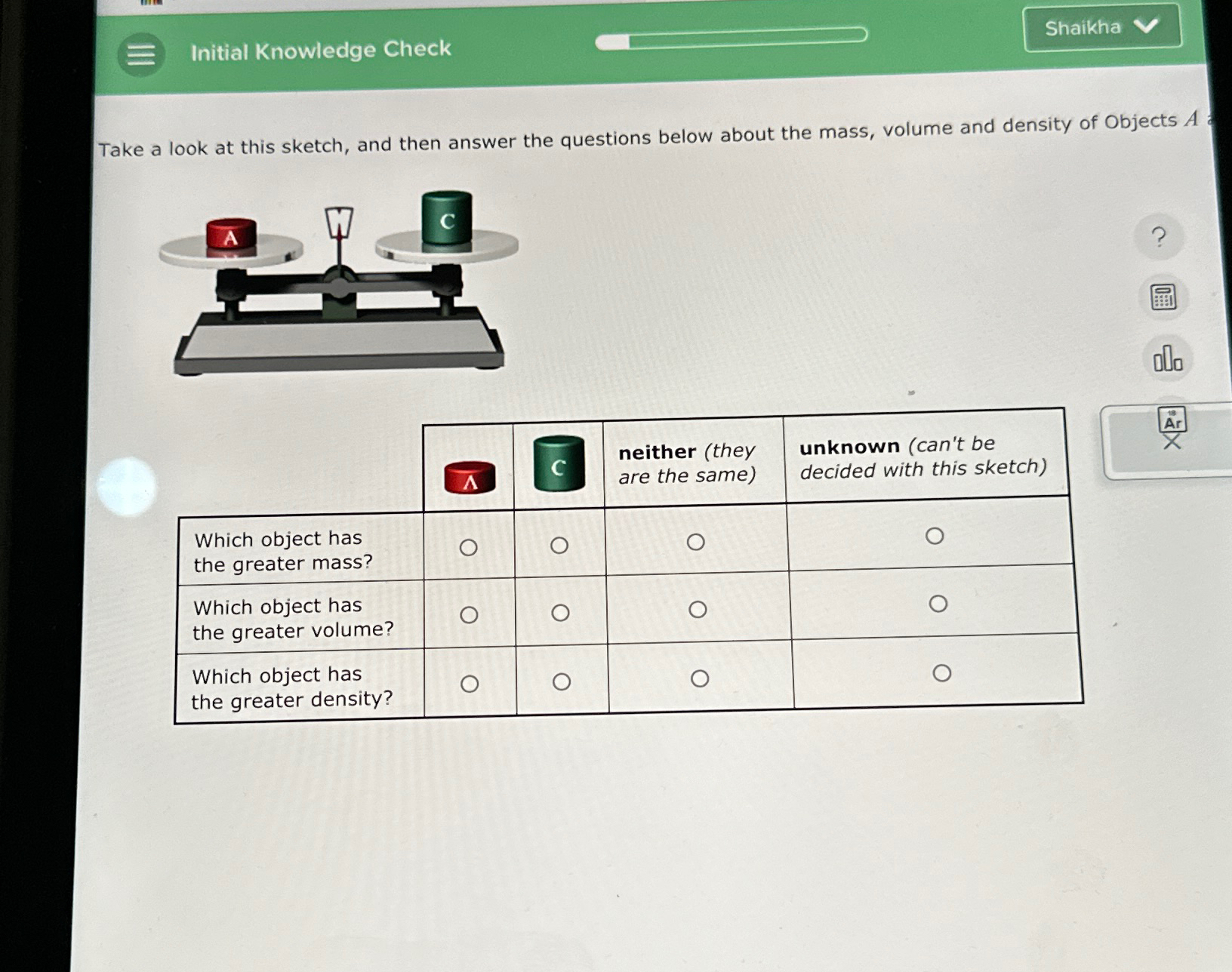 Solved Initial Knowledge CheckTake a look at this sketch, | Chegg.com