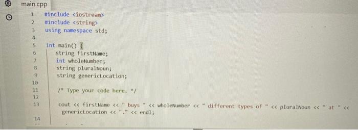 Solved Mad Libs are activities that have a person provide | Chegg.com