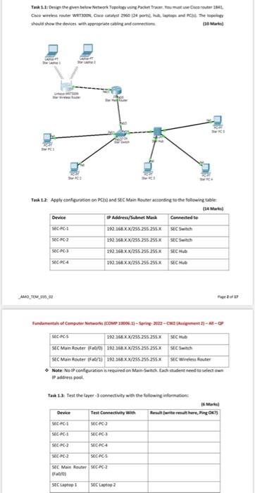 Solved Task 1.4: Configure a Wireless Router (WRT300N) using | Chegg.com