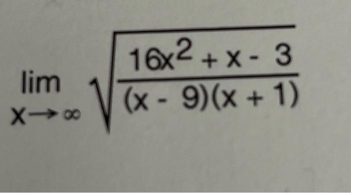 Solved divide numerator and denominator by the highest power | Chegg.com