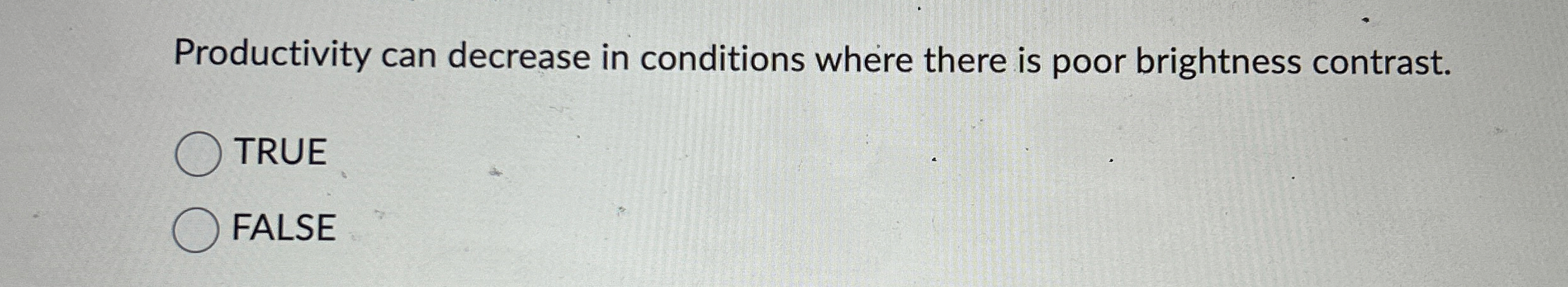 Solved Productivity can decrease in conditions where there | Chegg.com