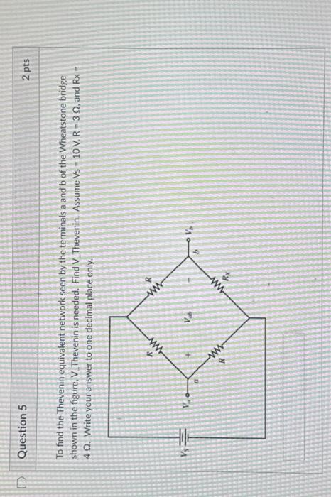 Solved To find the Thevenin equivalent network seen by the | Chegg.com