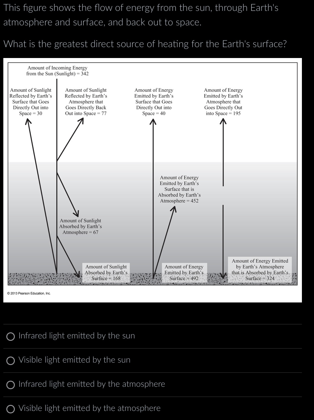 Solved This figure shows the flow of energy from the sun, | Chegg.com