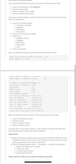 Solved 7.24 Worked Example - Rosie's Road Co. - Full Program | Chegg.com Solved 7.24 Worked Example - Rosie's Road Co. - Full Program | Chegg.com