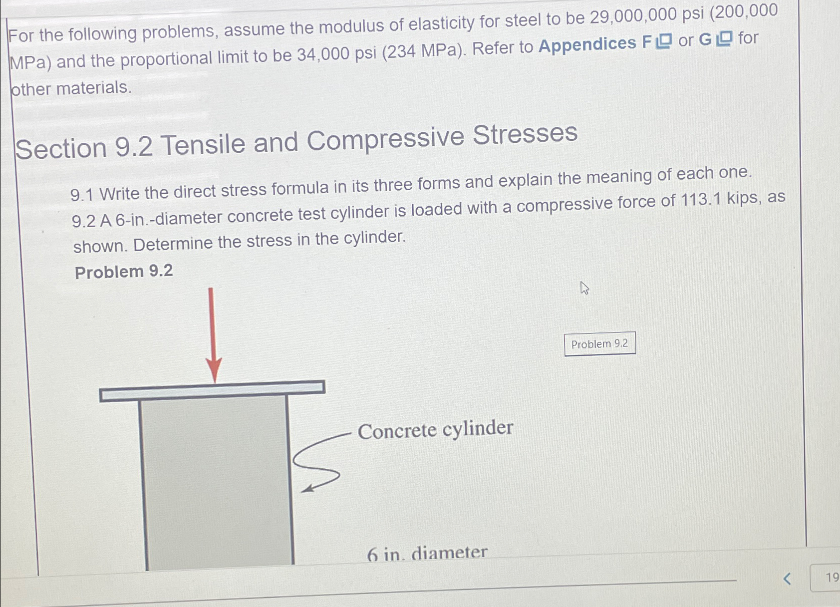 Solved For the following problems, assume the modulus of | Chegg.com