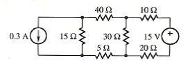 Solved Find the magnitude and polarity of the voltage across | Chegg.com