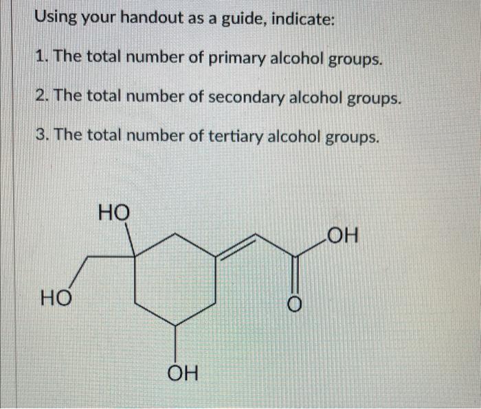 Solved Using your handout as a guide, indicate: 1. The total | Chegg.com