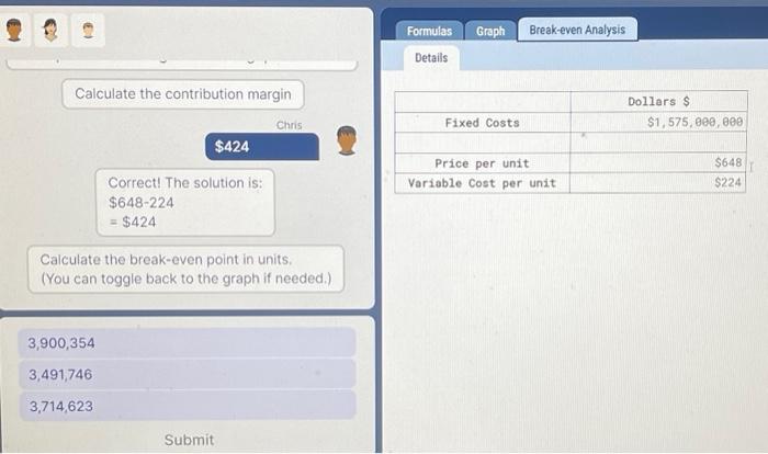 Solved Calculate the contribution margin Calculate the | Chegg.com