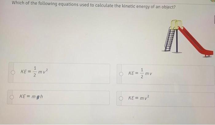 Solved Which of the following equations used to calculate | Chegg.com